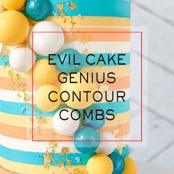 Cake Contour Combs - Evil Cake Genius