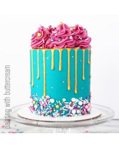 Metallic Drip & Lustre - Evil Cake Genius