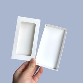 Window Candy Bar Boxes White - Evil Cake Genius