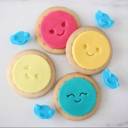Cookie Embosser Set Cute Faces - Evil Cake Genius