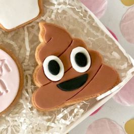 Cookie Embosser Set Poo Emoji - Evil Cake Genius