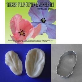 Cutter/Veiner Set Turkish Tulip - Evil Cake Genius