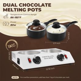 Deluxe Chocolate Melting Pot Duo - Evil Cake Genius