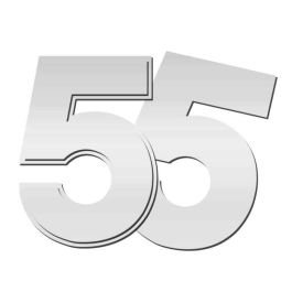 Acrylic Frosting Guide Set - Large Number Five Set of 3 - Evil Cake Genius