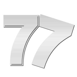 Acrylic Frosting Guide Set - Large Number Seven Set of 3 - Evil Cake Genius