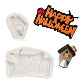 Happy Halloween Haunted House Mold Set - Evil Cake Genius
