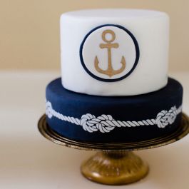 Anchor and Rope Medallions Stencil Set by Lisa Raffael - Evil Cake Genius
