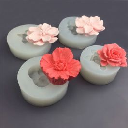 Mixed Floral Relief Mold Set - Evil Cake Genius
