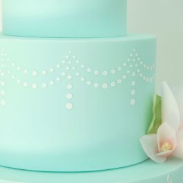 Pearl Swag Stencil - Evil Cake Genius