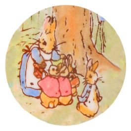 Peter Rabbit Outline Cake Mesh Stencil - Evil Cake Genius