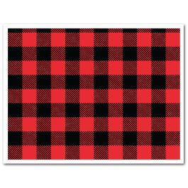 Edible Fabric Sheet Lumberjack Plaid - Evil Cake Genius
