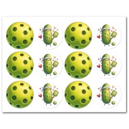 Icing Sheet Pickleball Cookie/Cupcake - Evil Cake Genius