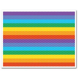Icing Sheet Polka Dot Rainbow Stripe - Evil Cake Genius
