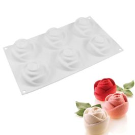 Rose Silicone 6 Cavity Mold - Evil Cake Genius