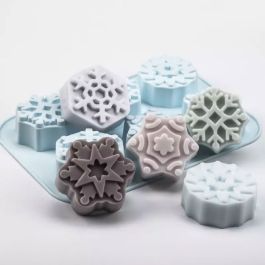 Silicone Assorted Snowflakes Mold - Evil Cake Genius