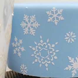 Snowflake Stencil - Evil Cake Genius