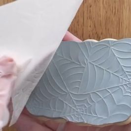 Spiderwebs Embossed Parchment Sheets - Evil Cake Genius