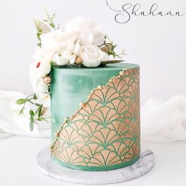 Veronica Stencil by Angela Morrison - Evil Cake Genius
