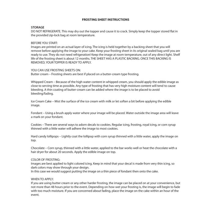 how long do icing sheets last