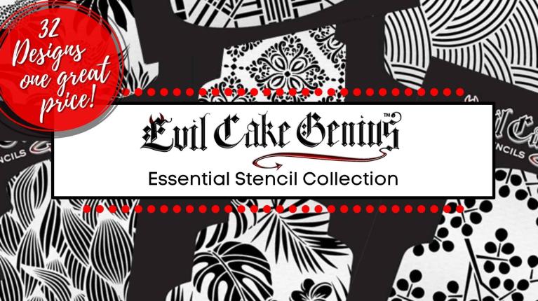 Cake and Cookie Design, Stencils and Decorating Tools - Evil Cake Genius