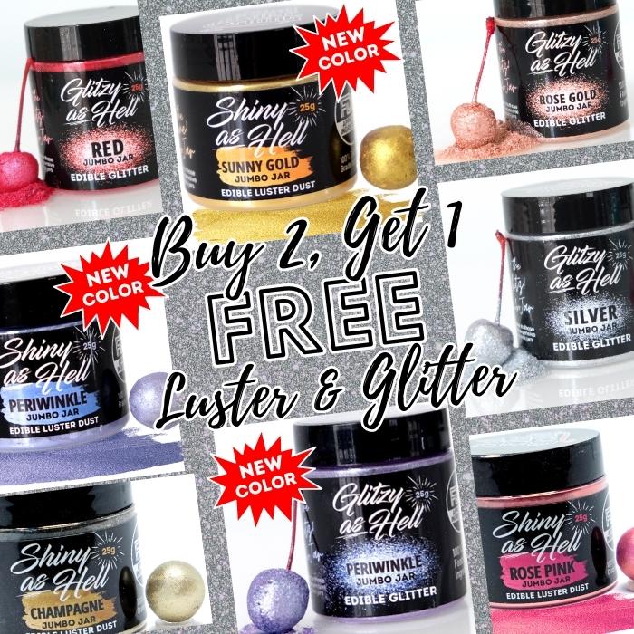 Glitzy as Hell Edible Glitter - Evil Cake Genius